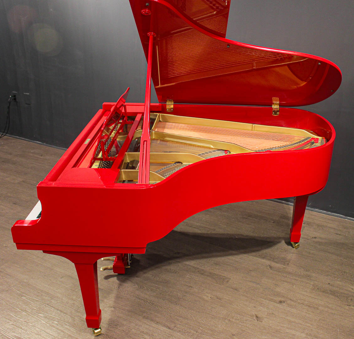 Yamaha 6' Player Grand Piano Polished Red G3 PianoDisc/QRS | Four Star ...